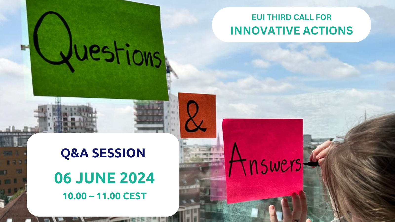 First Q&A session- Third Call for Innovative Actions | EUI